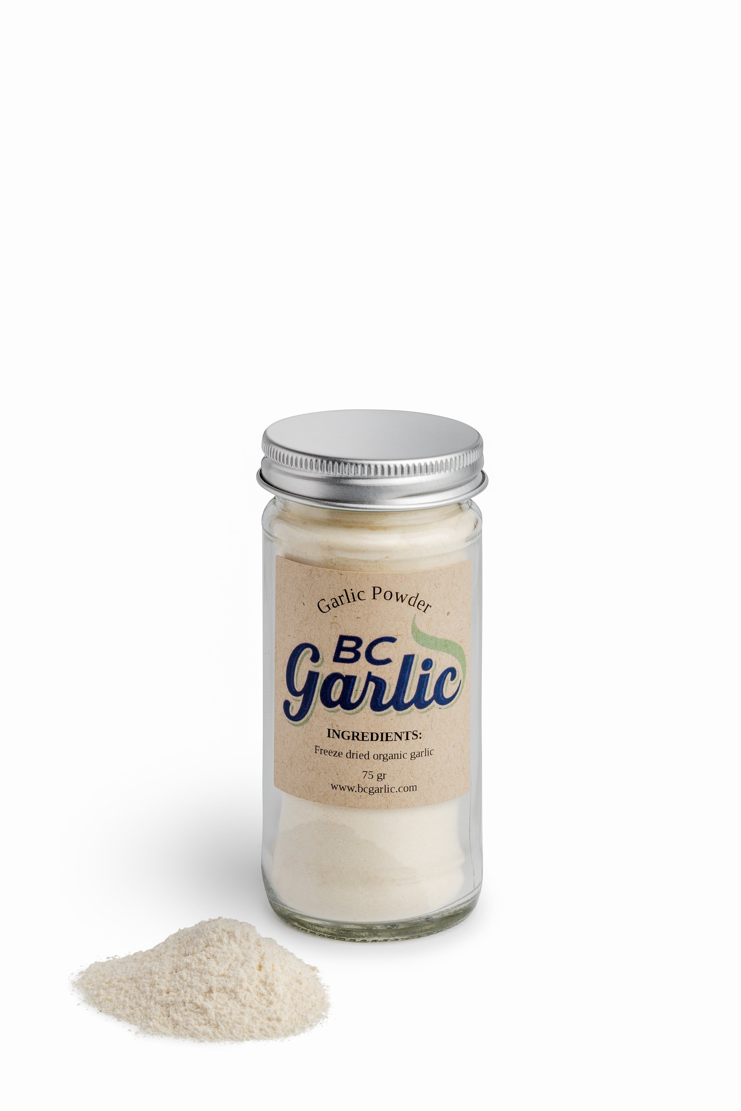 Freeze Dried Garlic Powder-60 gr | BC Garlic Growers Inc.